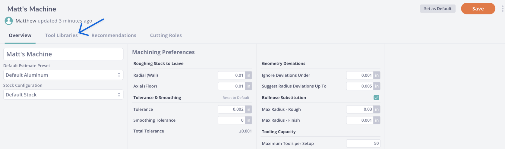 Tool Recommendation Engine